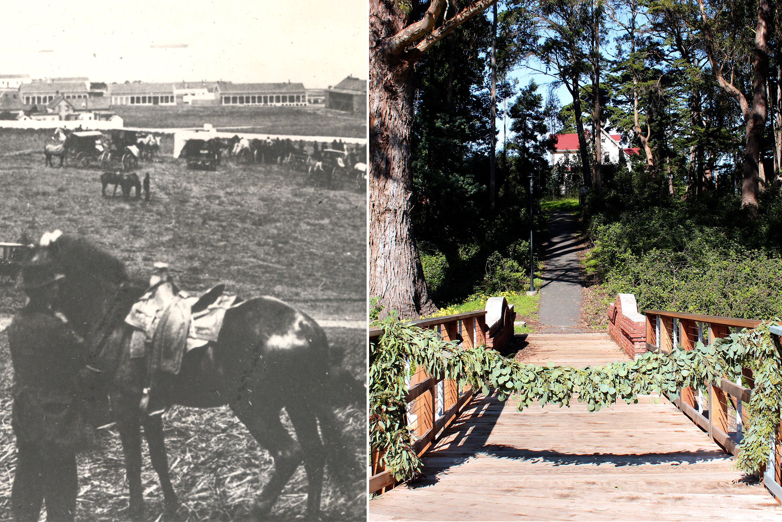 Then + Now: Main Parade Ground - The Presidio (San Francisco)